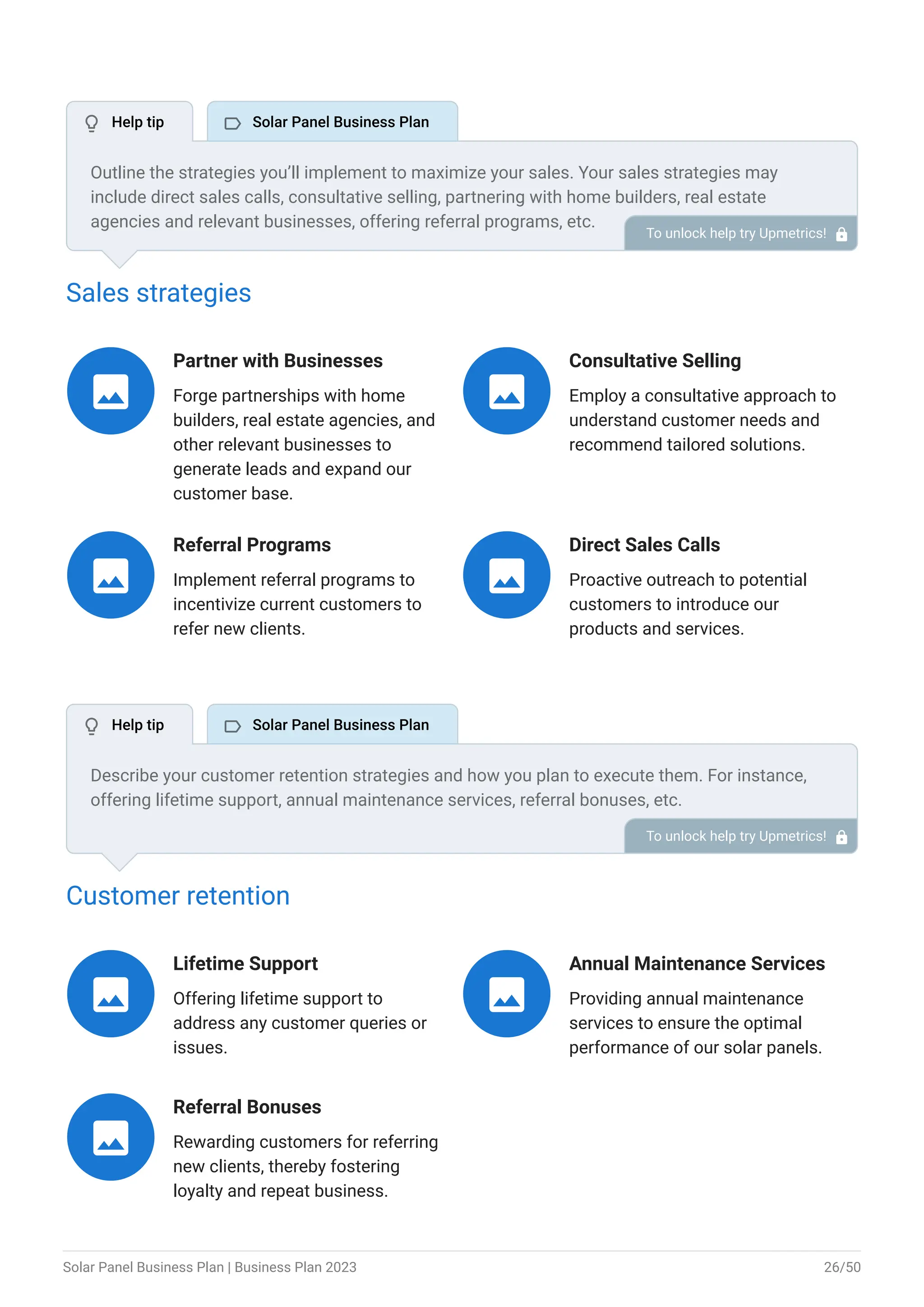 Solar Panel Business Plan Example | upmetrics | PDF