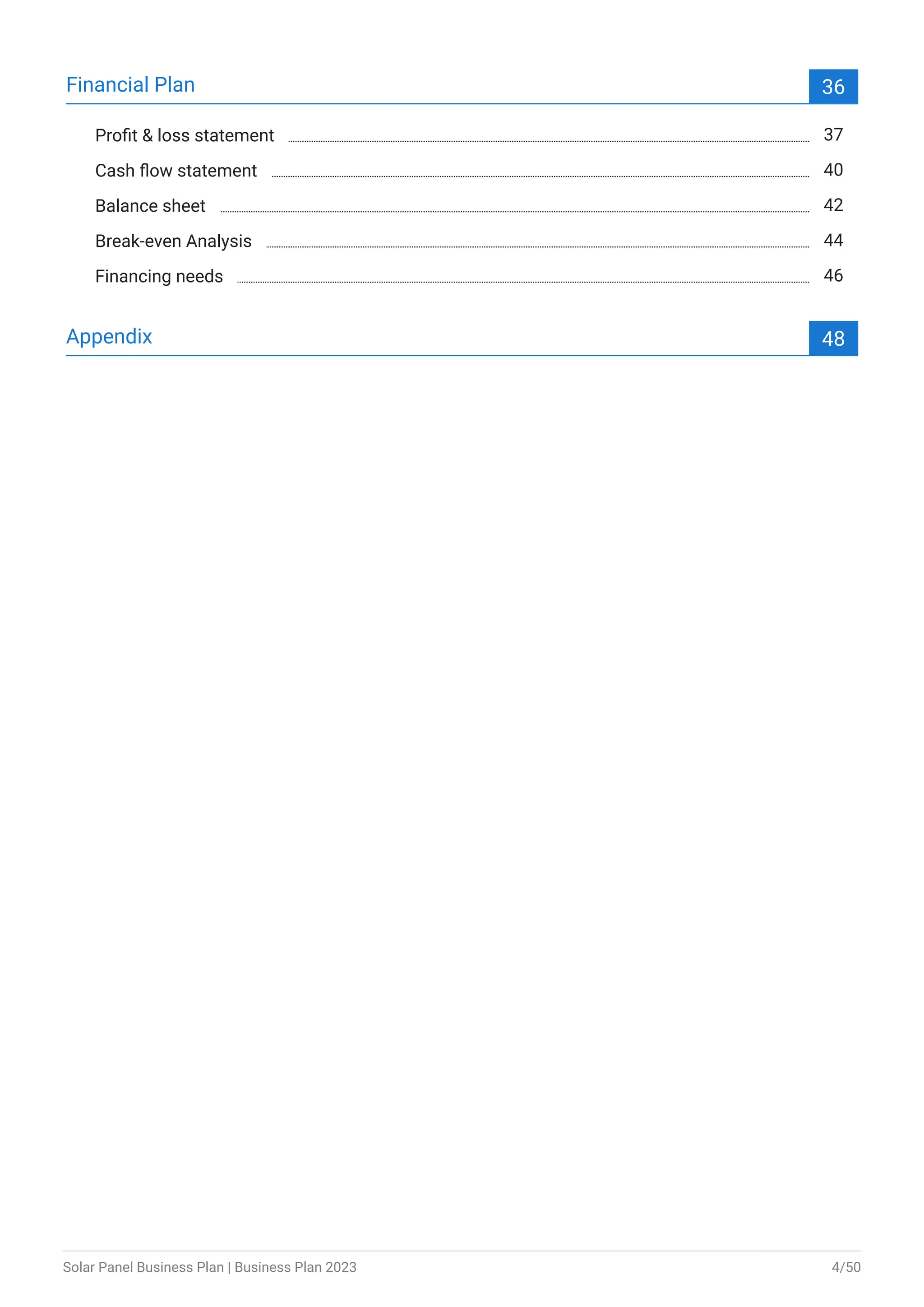 Solar Panel Business Plan Example | upmetrics | PDF