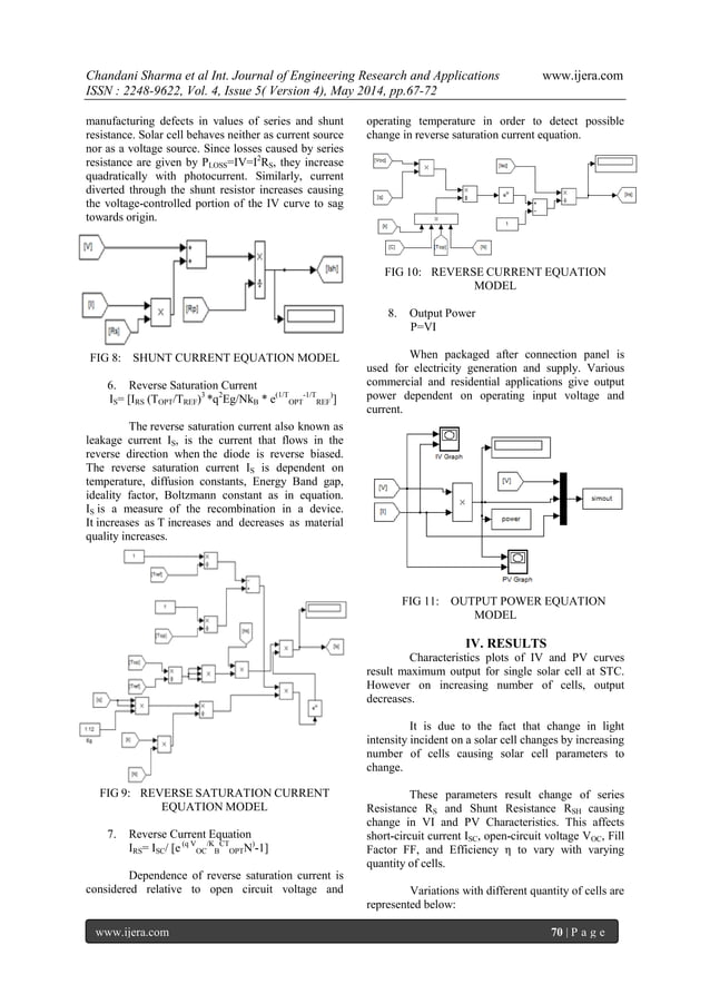 Solar panel mathematical modelling using simulink | PDF | Physics | Science