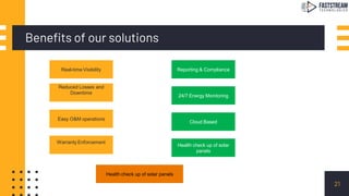 Solar panel monitoring solution using IoT-Faststream Technologies | PPT