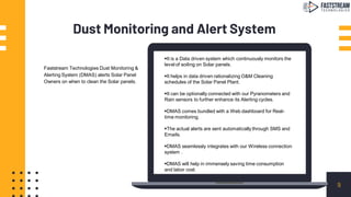 Solar panel monitoring solution using IoT-Faststream Technologies | PPT