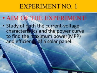 Solar panel ppt | PPTX