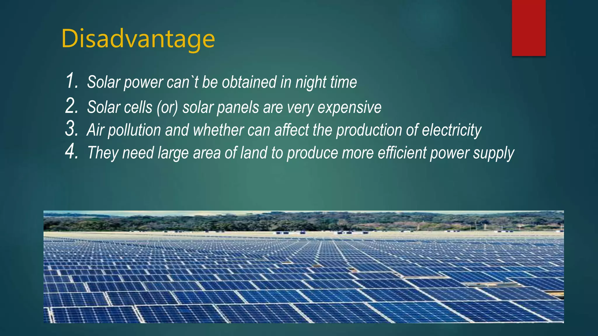 Solar panel presentation | PPTX
