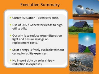 Solar panels business plan (fyp) | PPTX