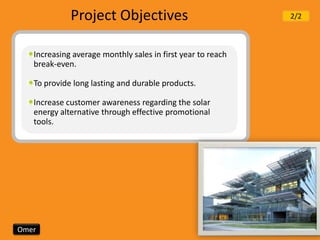Solar panels business plan (fyp) | PPTX