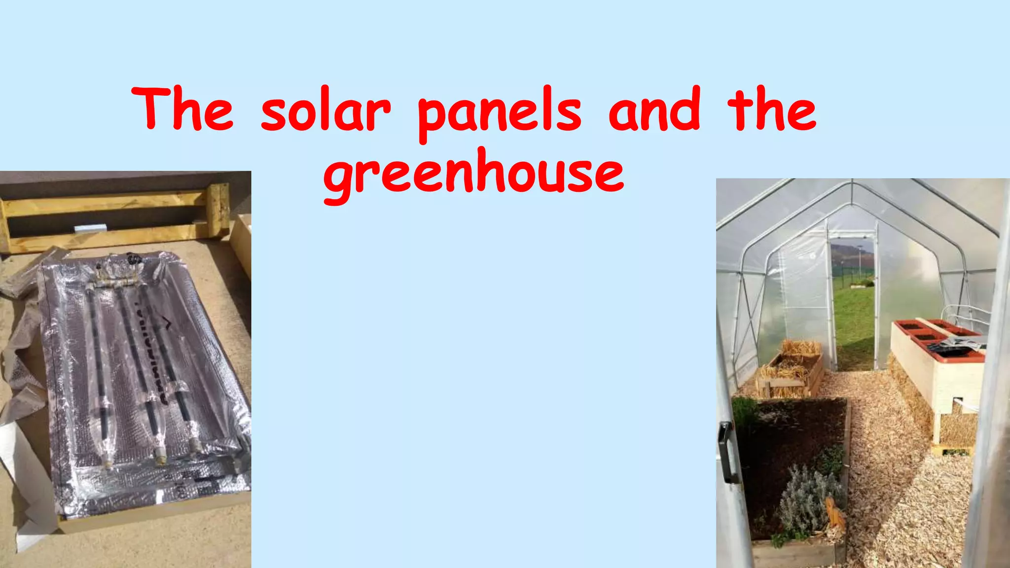 Solar panels and the greenhouse | PPTX