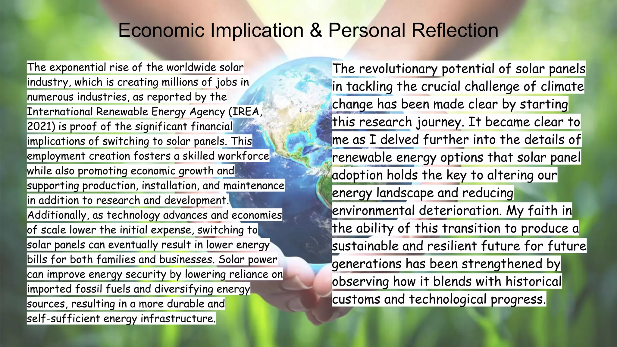 Solar Panels: A Transformative Solution for Climate Change | PDF