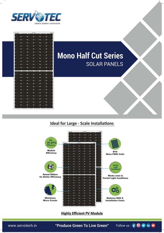 Servotech Solar Panels Catalog | PPTX