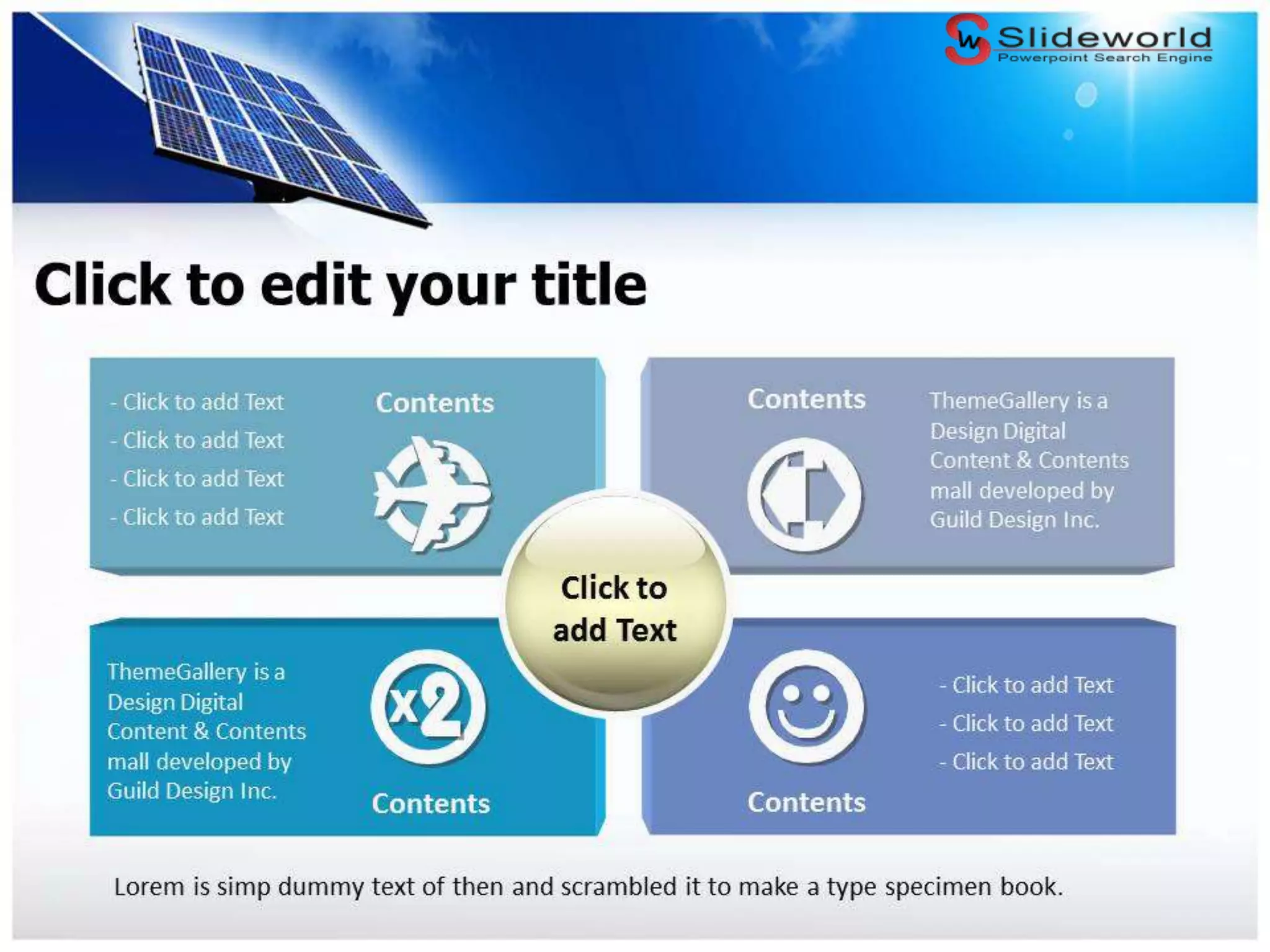 Solar Panels Powerpoint Template - Slideworld.com