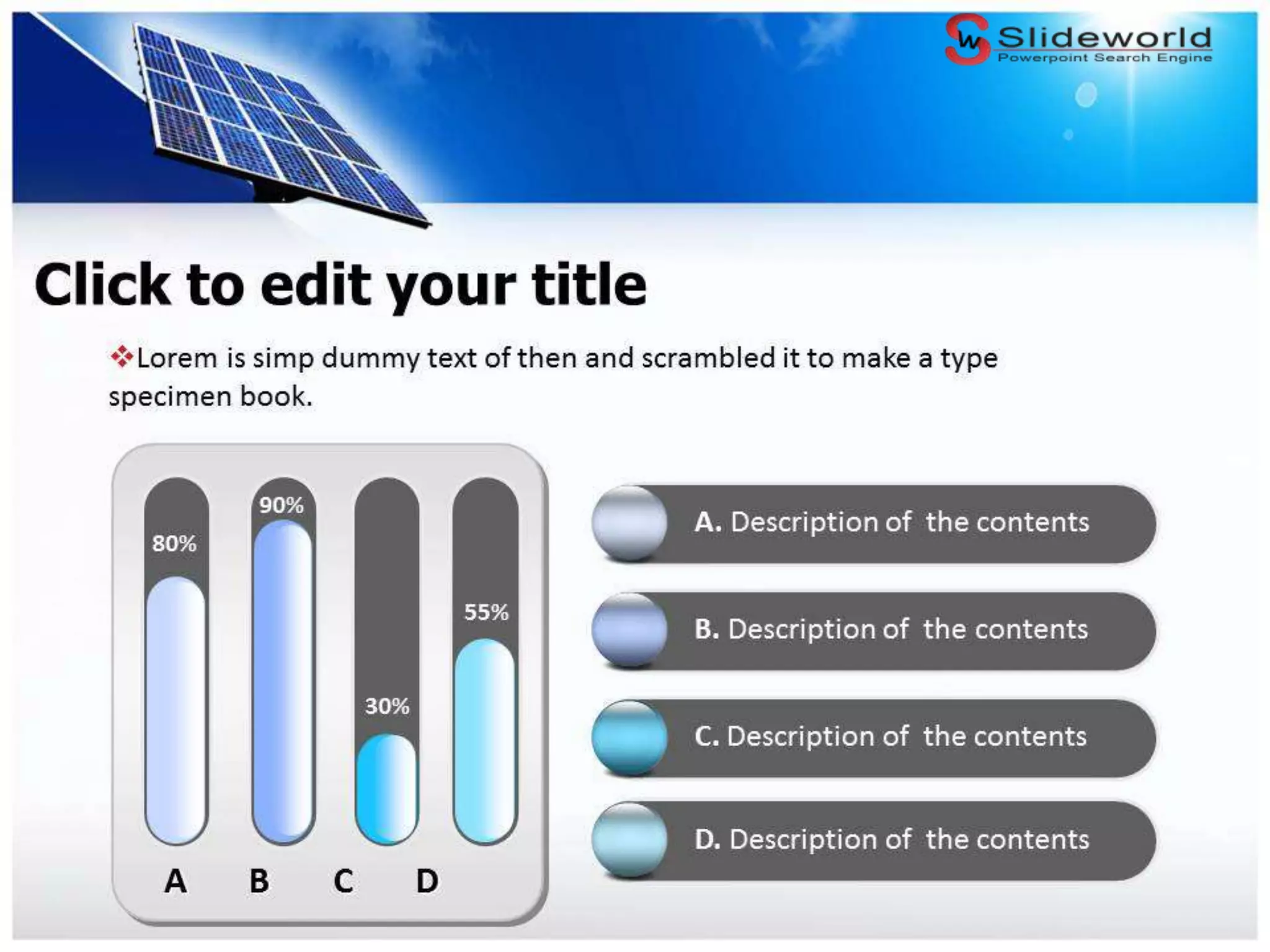 Solar Panels Powerpoint Template - Slideworld.com