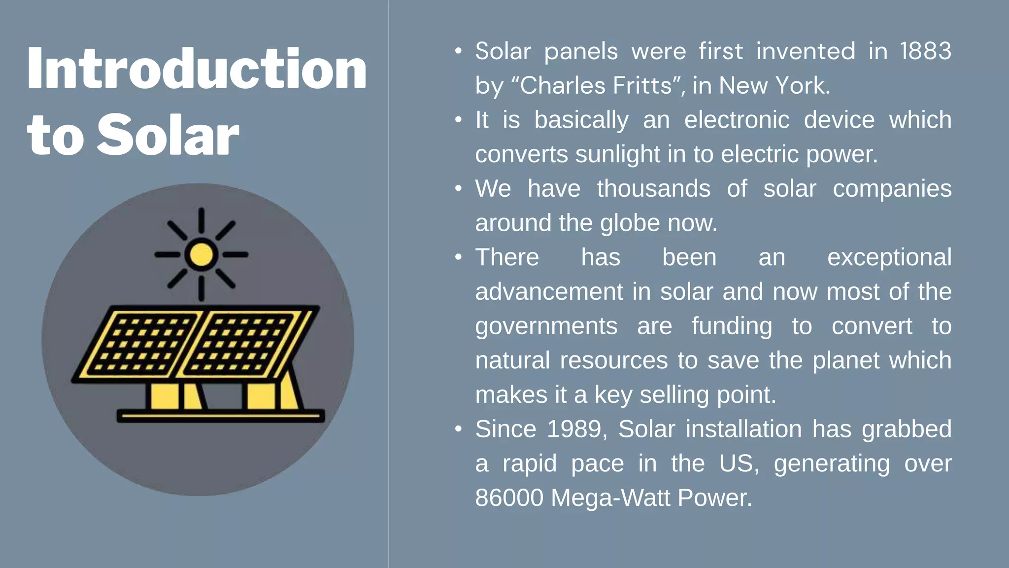 Solar Panel System and It's Plan | PPTX