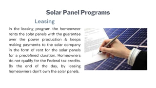Solar Panel System and It's Plan | PPT