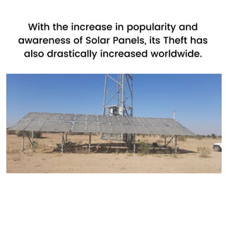 Solar Panel theft Protection Systems. | PDF