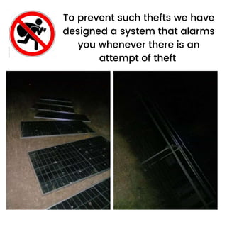Solar Panel theft Protection Systems. | PDF
