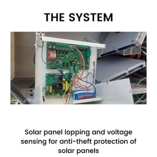 Solar Panel theft Protection Systems. | PDF