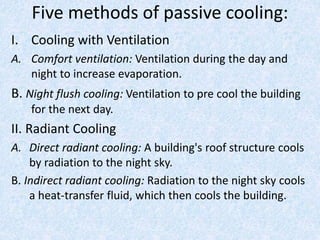 Solar passive cooling | PPTX