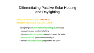 Solar passive design techniques | PPT