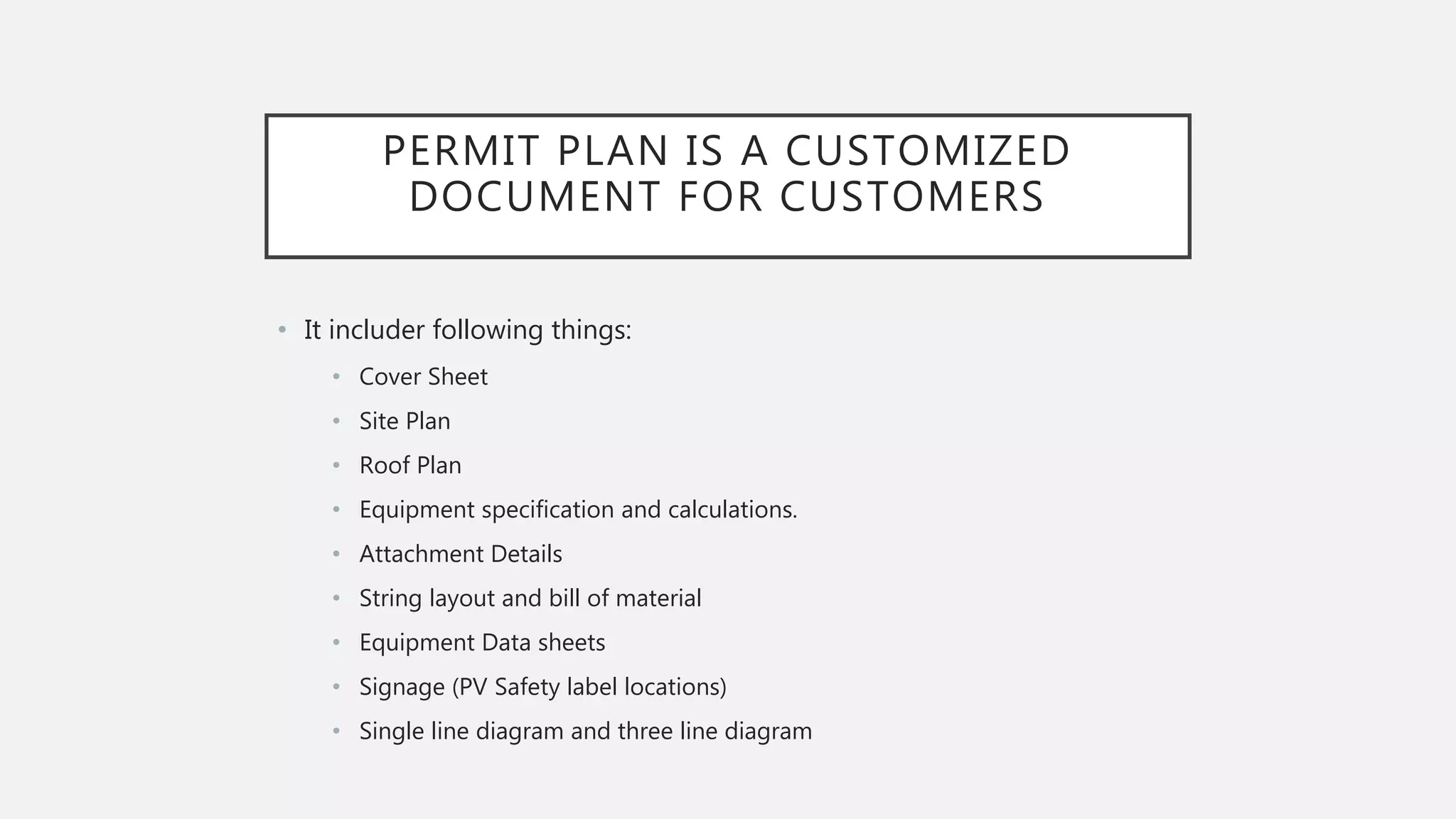 Solar permit designs | PPTX