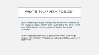 Solar permit designs | PPTX