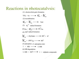 Solar photocatalytic process & solar photocatalytic reactors | PPT