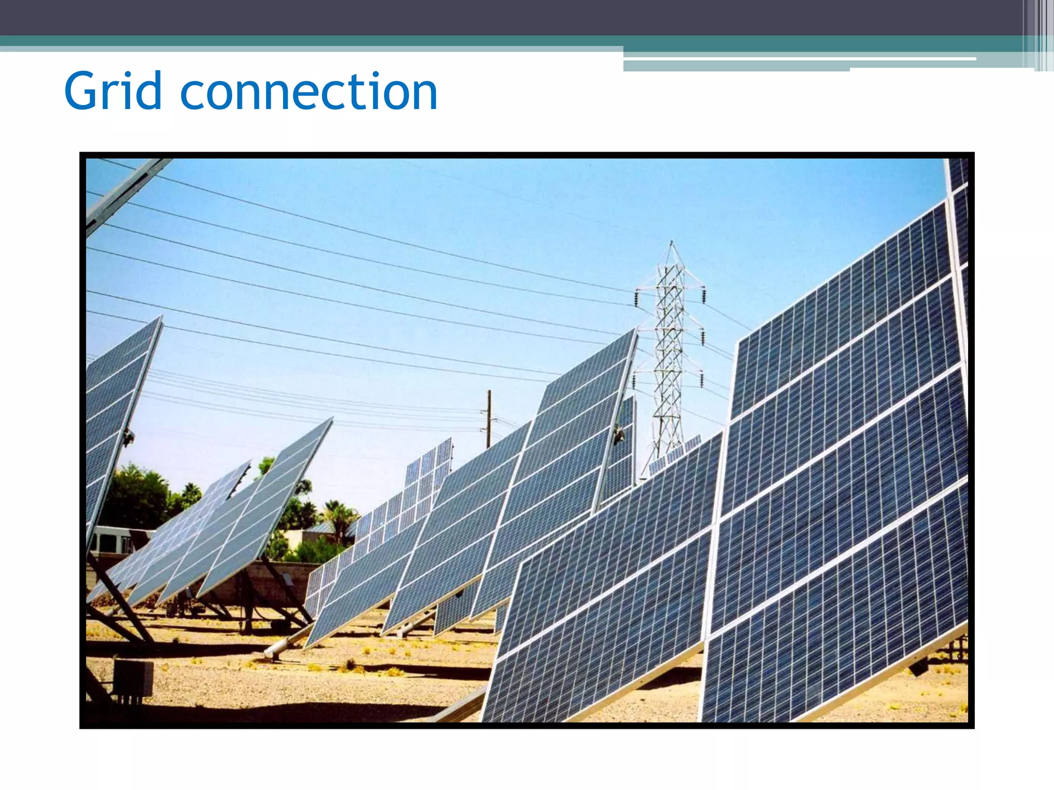 Solar photo voltaics | PPTX
