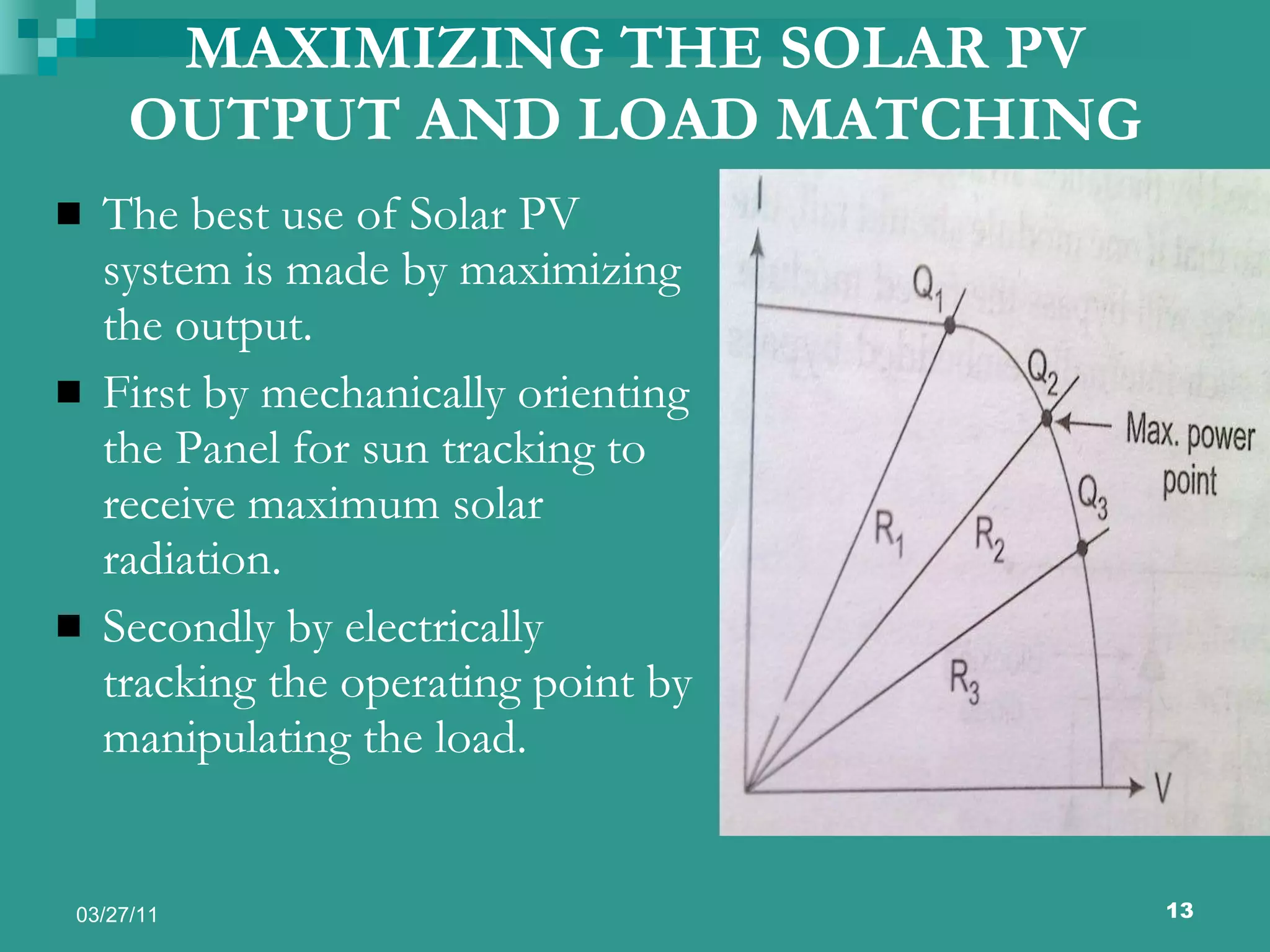 Solar photovoltaic systems | PPT