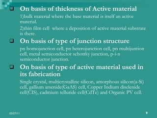 Solar photovoltaic systems | PPT