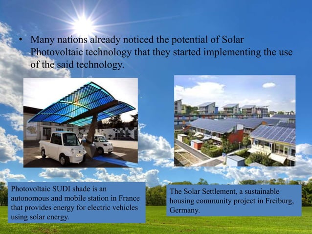 Solar Photovoltaic Technology | PPTX