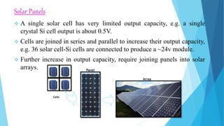 Solar photovoltaic technology | PPTX