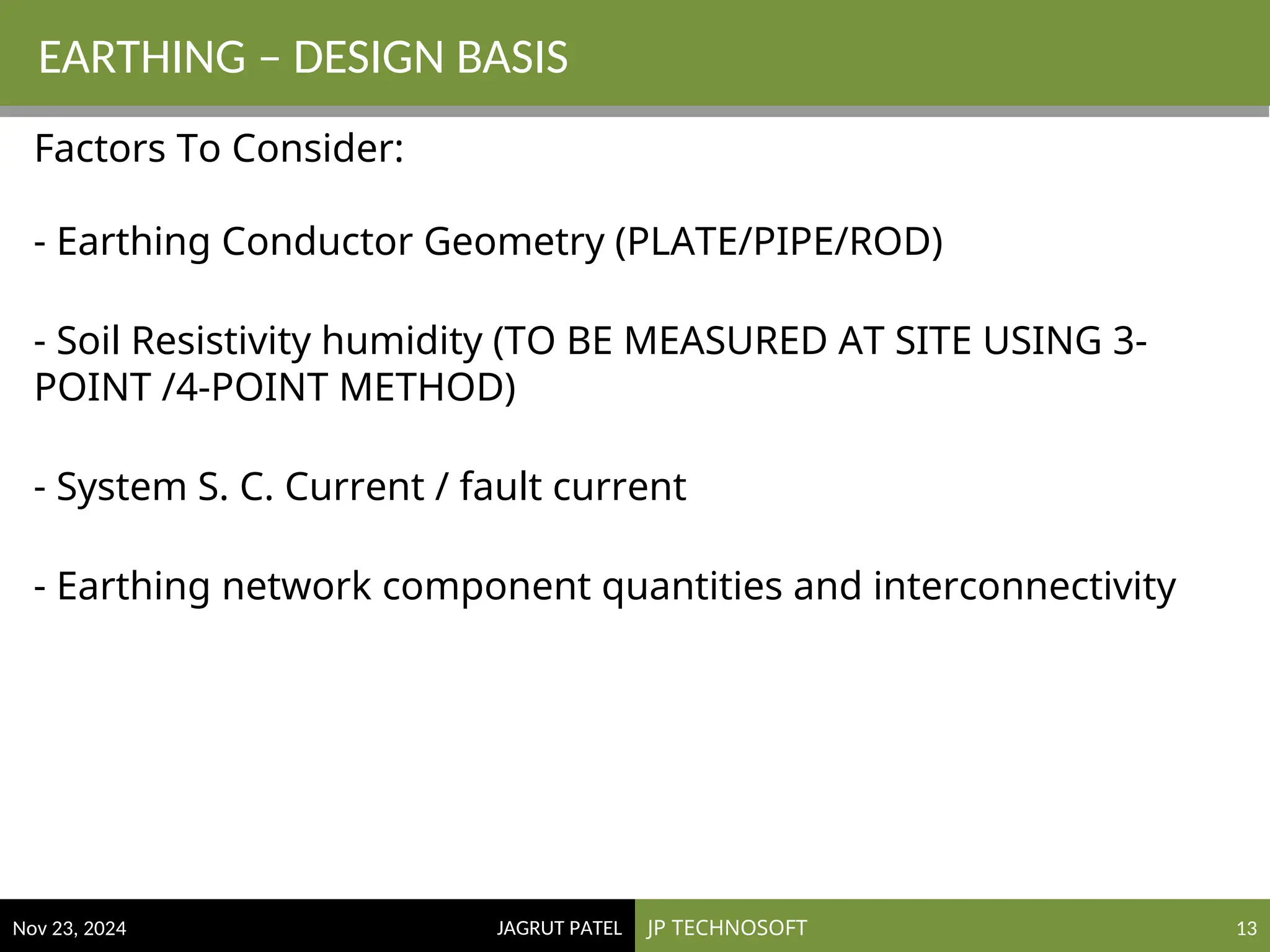 SOLAR PLANT EARTHING DESIGN-R0-020420.ppt