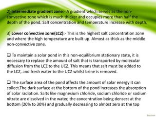 Solar pond | PPTX