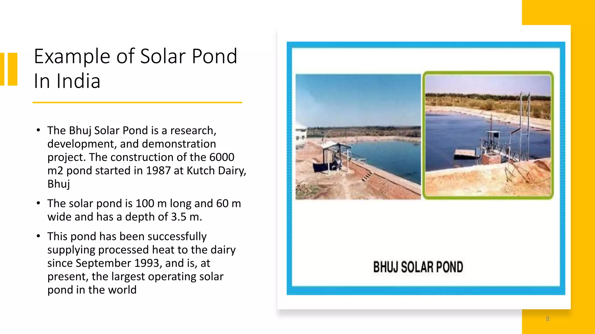 Solar ponds | PPTX
