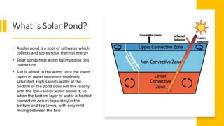 Solar ponds | PPTX