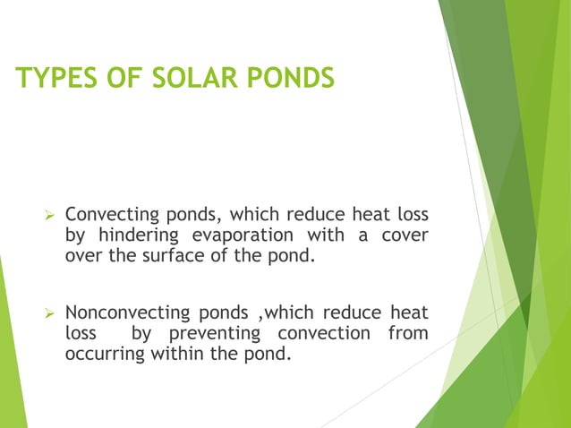 Solar pond technology | PPT
