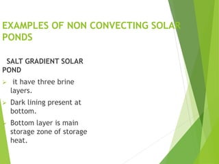Solar pond technology | PPTX
