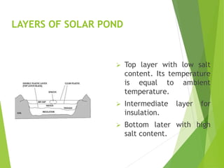 Solar pond technology | PPTX