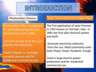 Solar power | PPTX