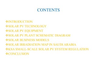 Saudi Arabia-Solar power business plans | PPTX