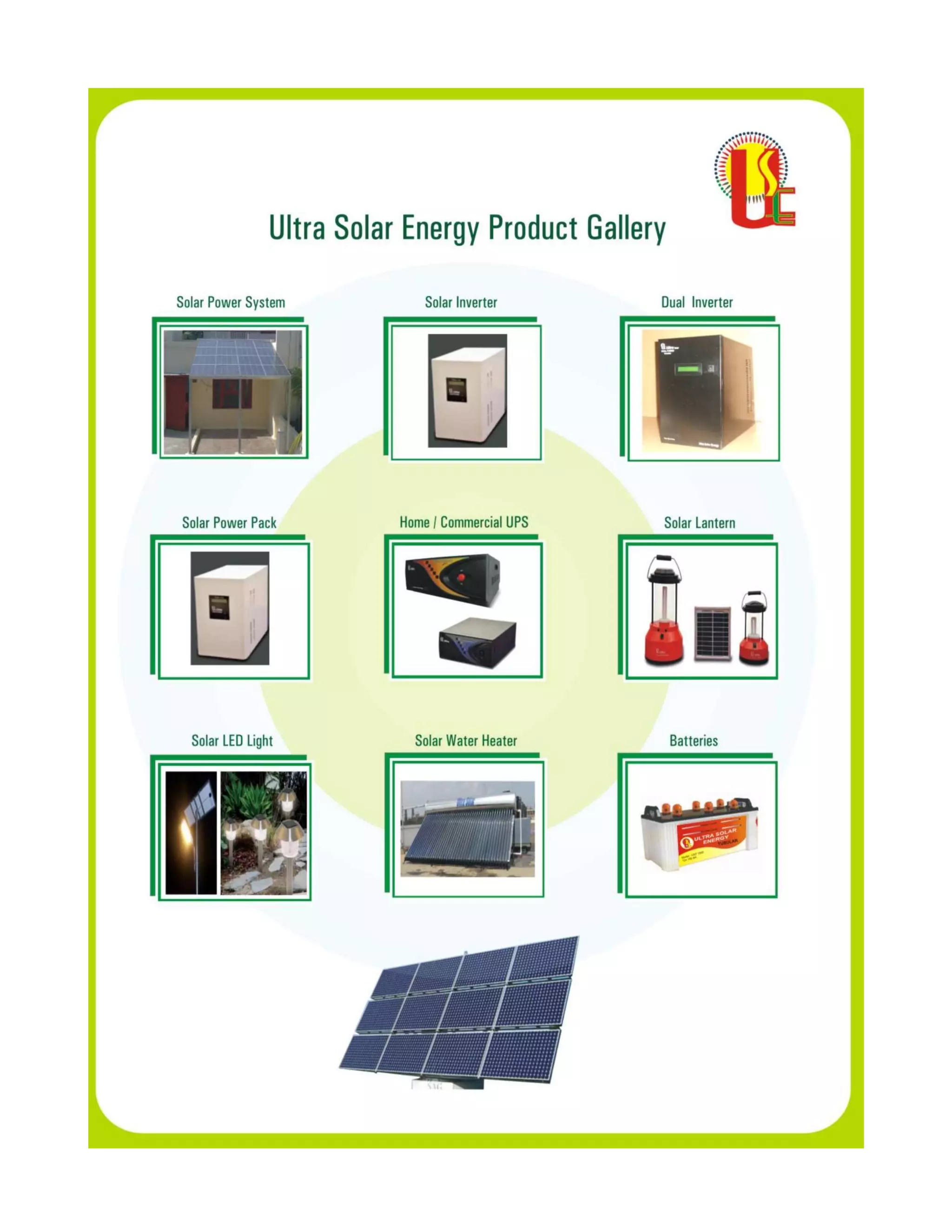 Modern Ultra Solar Energy India Private Limited, Chennai, Solar Energy Equipments | PDF