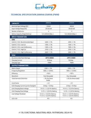 E-SHARP- SOLAR PCU | PDF