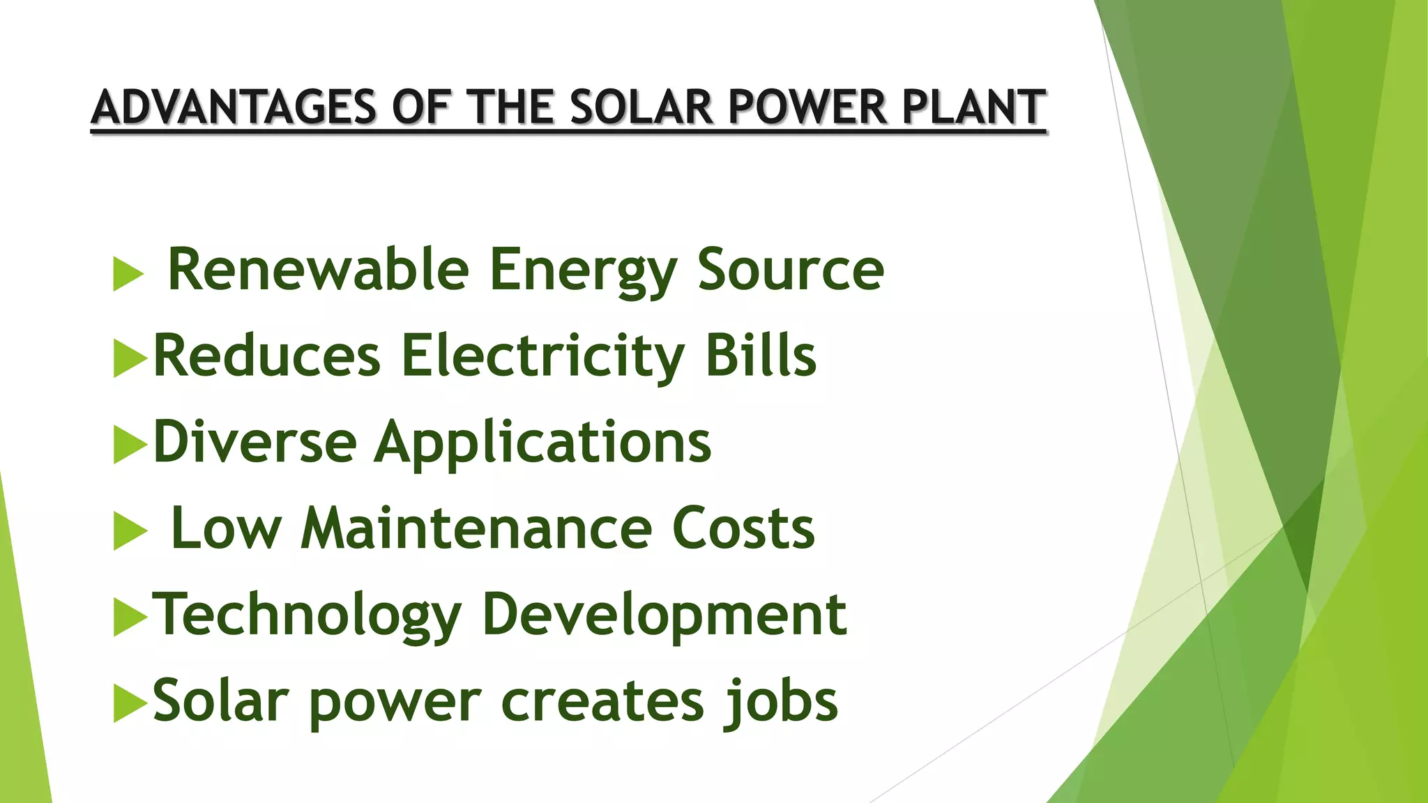 Solar power plant in LPU | PPTX