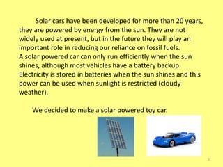 Solar powered car, e+ | PPT