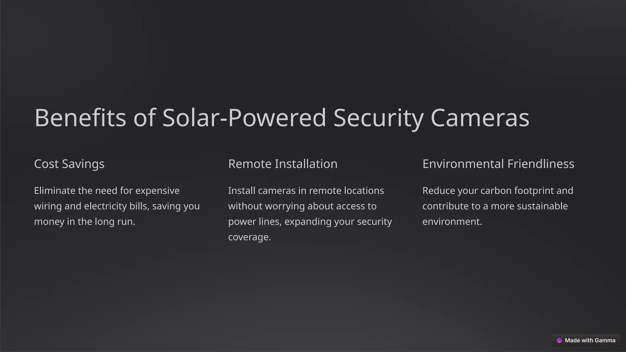 Solar Powered Wireless Security Camera System.pptx