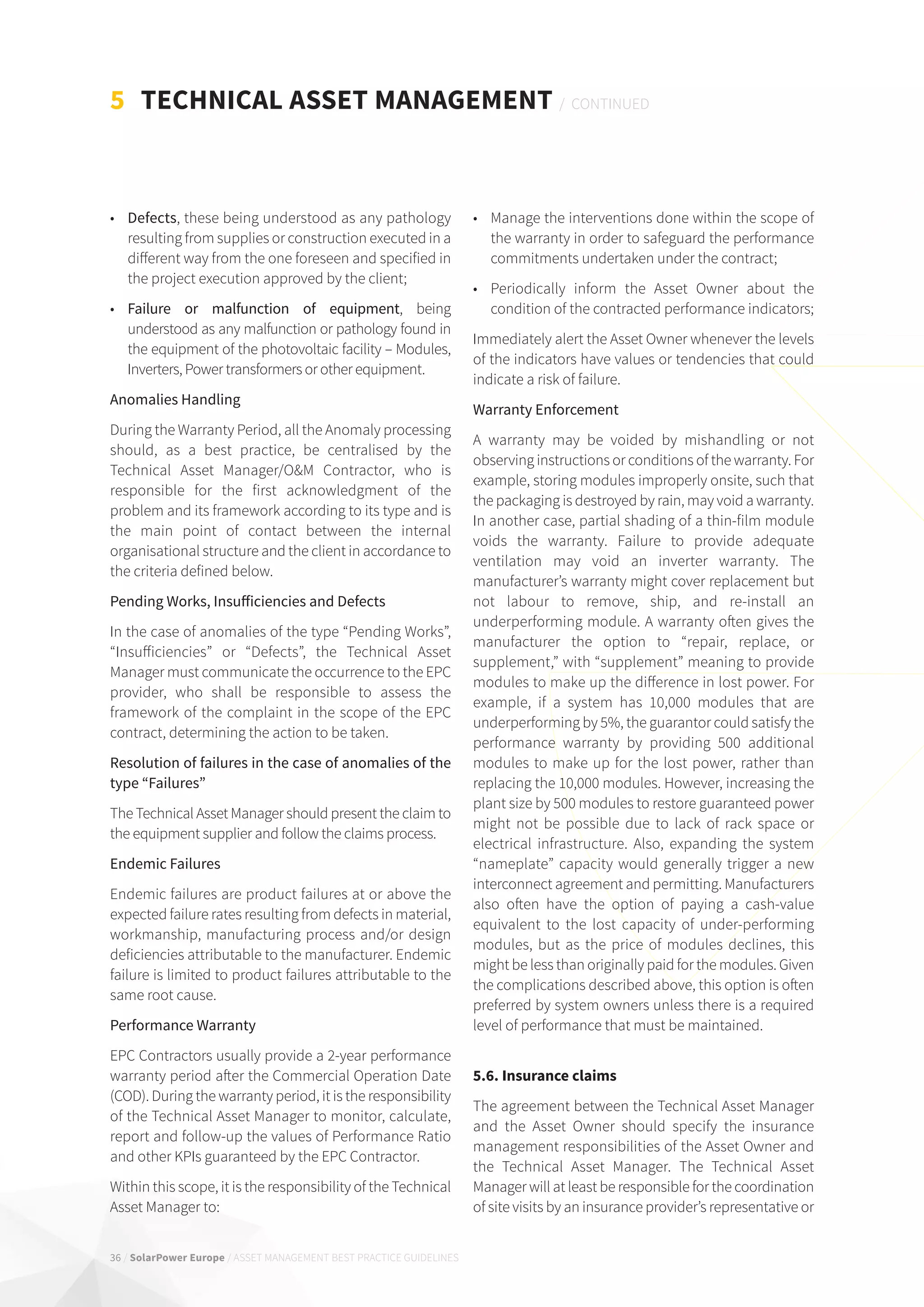 Solar Asset Management Best Practice Guidelines Version 1.0 | PDF
