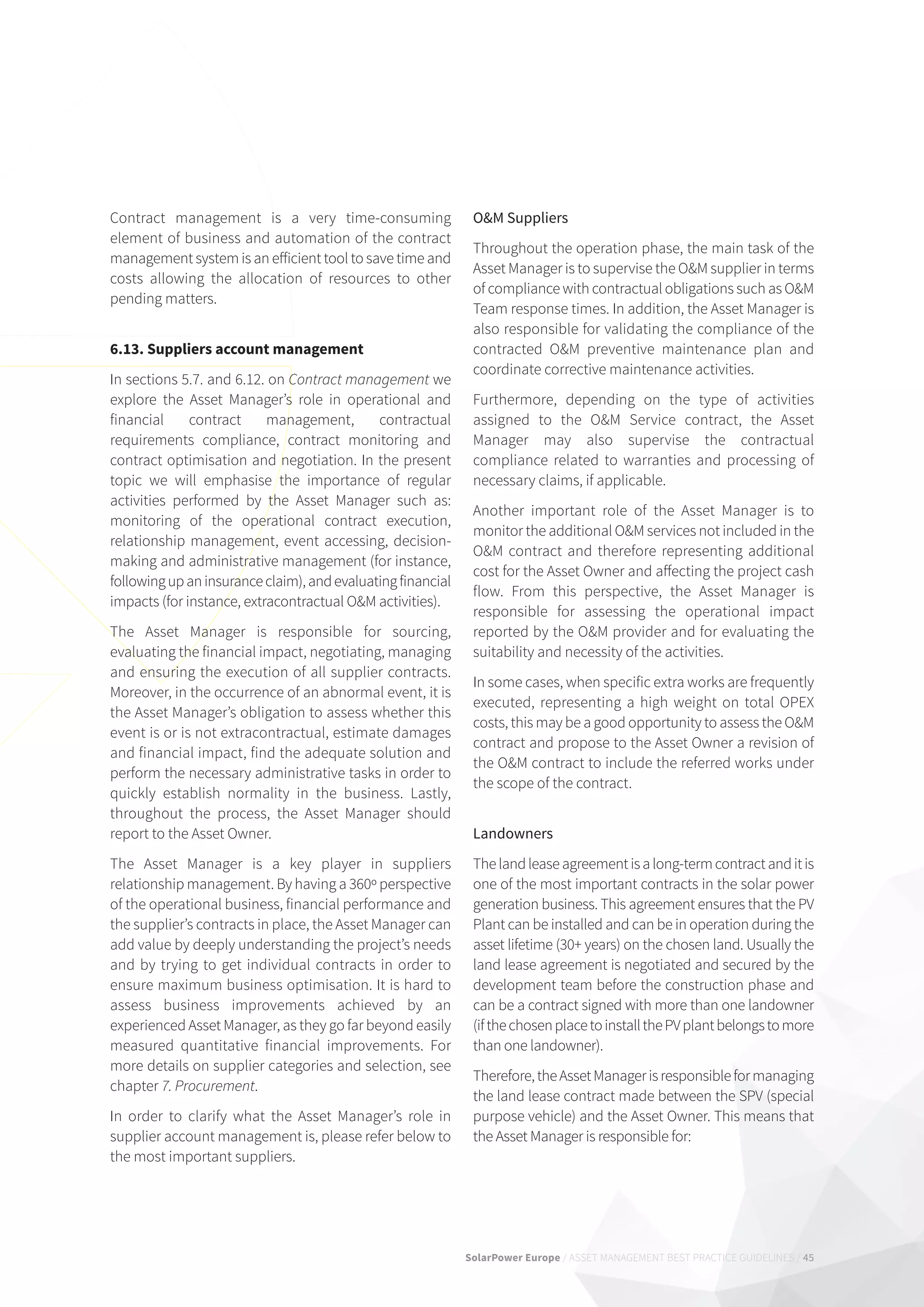 Solar Asset Management Best Practice Guidelines Version 1.0 | PDF