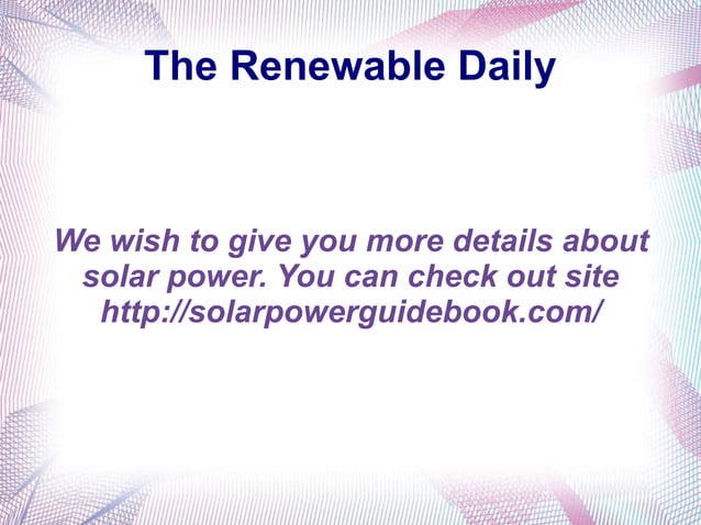Solarpowerguidebook | PPT