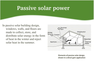 Solar power in green building | PPT
