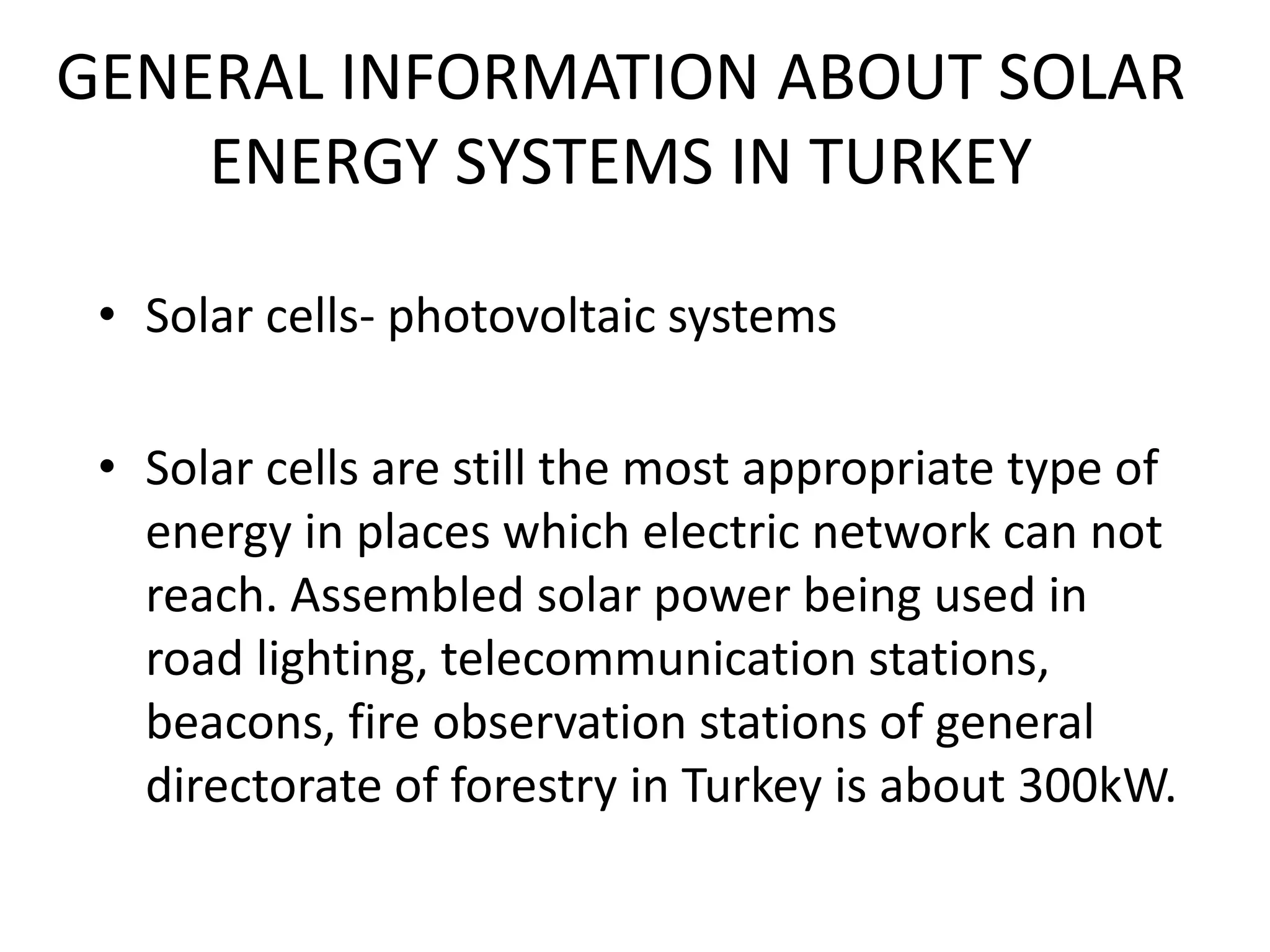 Solar power in Turkey by NURSEMA ÇAĞLAYAN | PPT