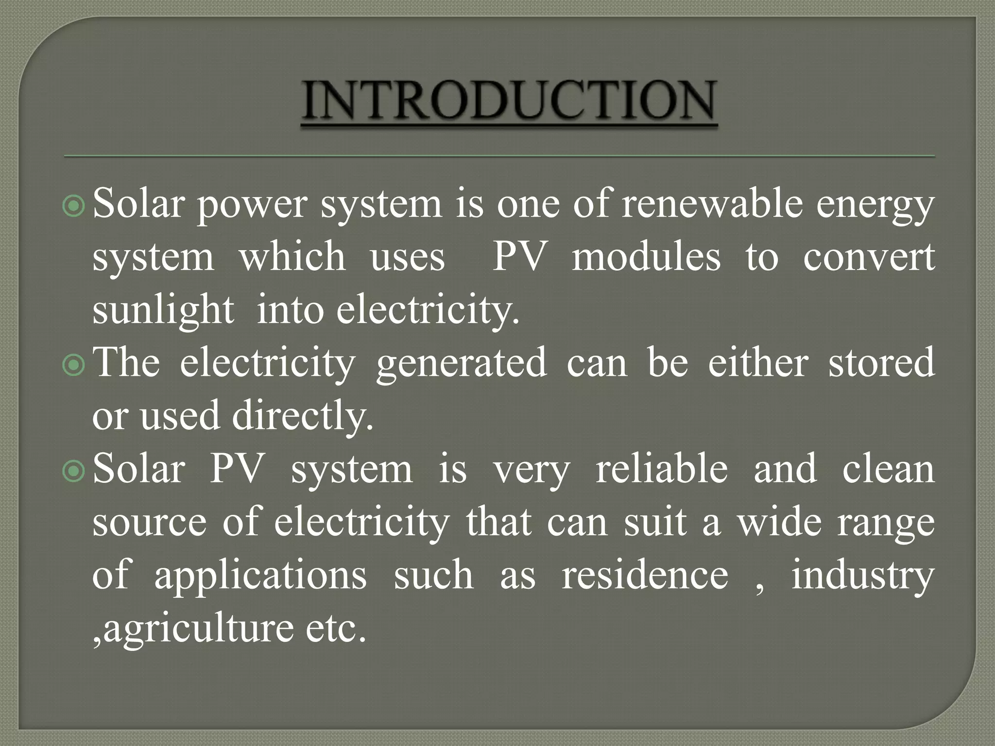 Solar power invertor | PPTX