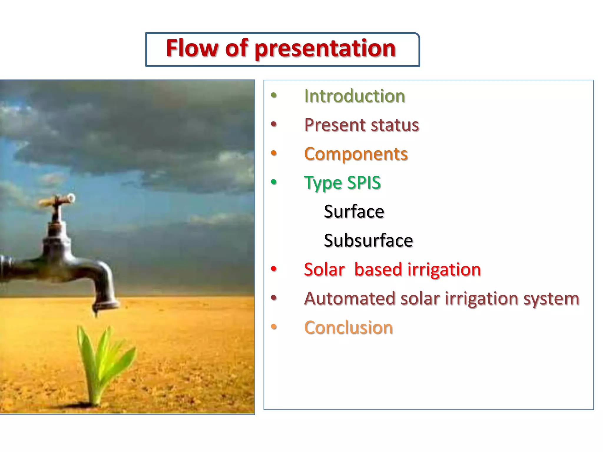 Solar power irrigation system.pptx